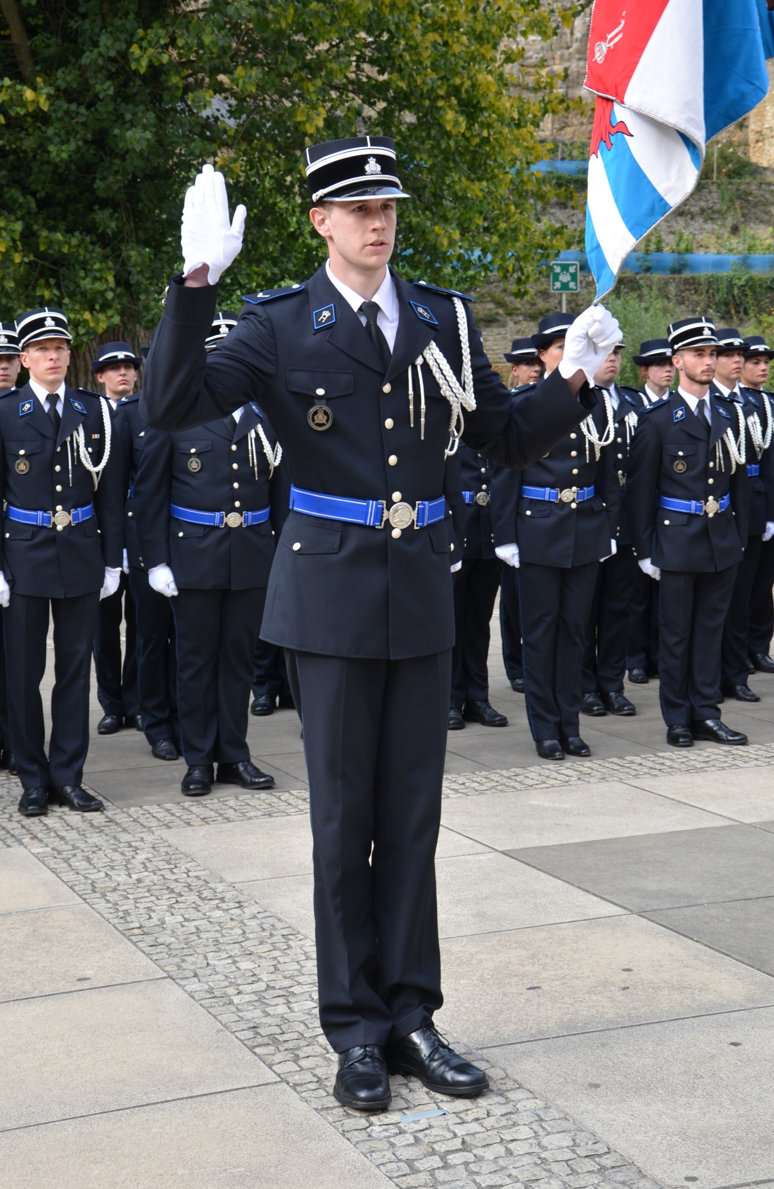 Police GD serment | Lëtzebuerg City Museum